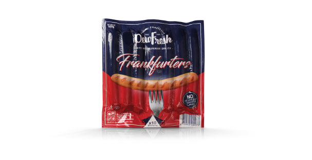 Continental Sausages (Frankfurters) Products - Dewfresh Products
